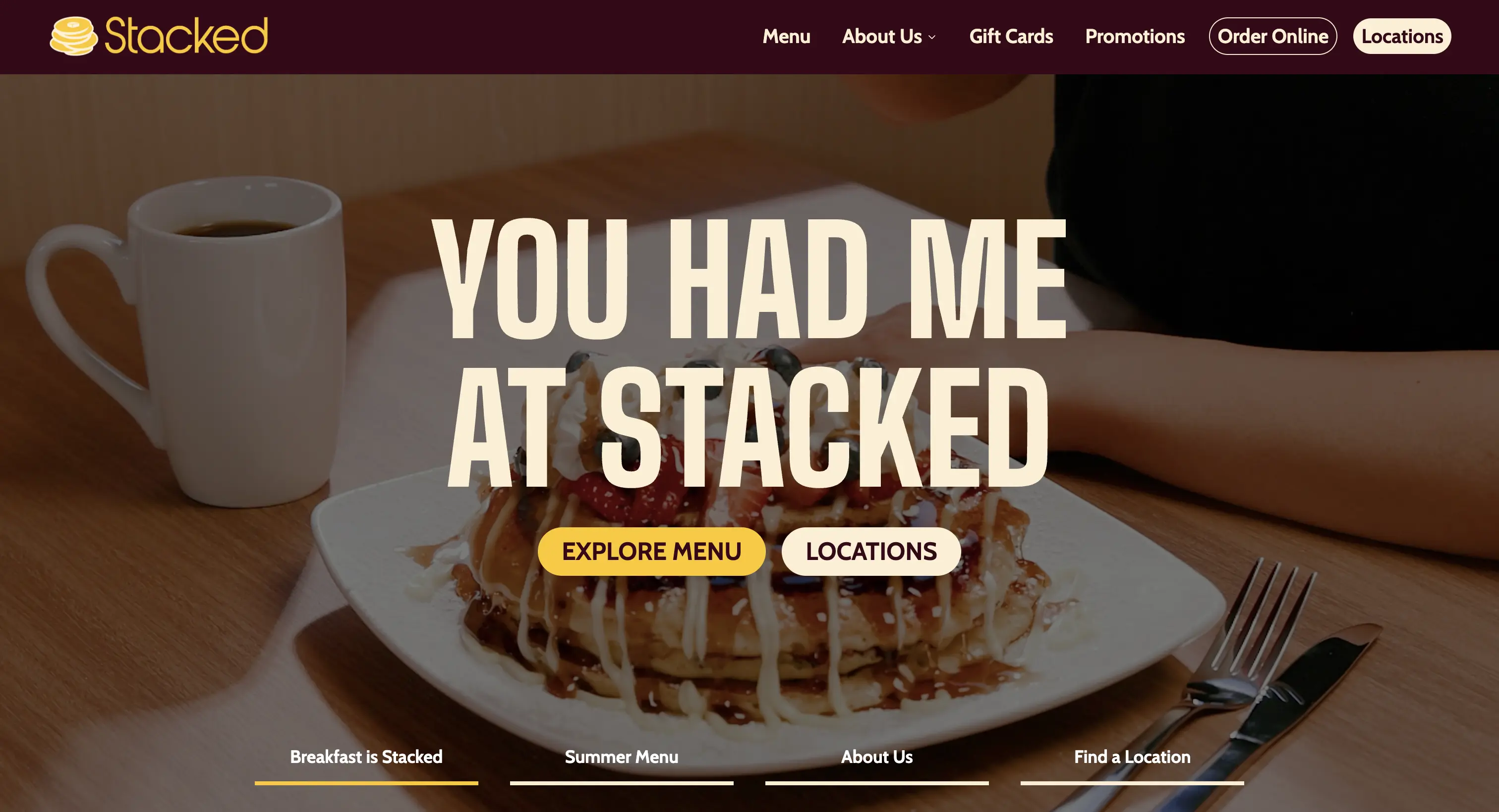 Menu – Breakfast & Lunch Favourites | Stacked Pancake | Stacked Pancake ...